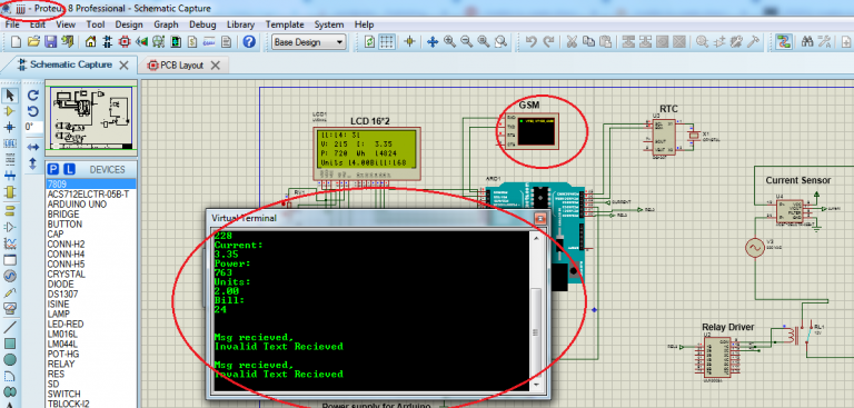 How to get back Virtual Terminal or Output from Oscilloscope in Proteus?